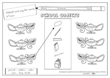 School objects - Actiludis