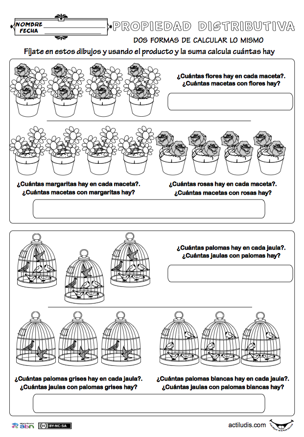 Propiedad distributiva - Actiludis