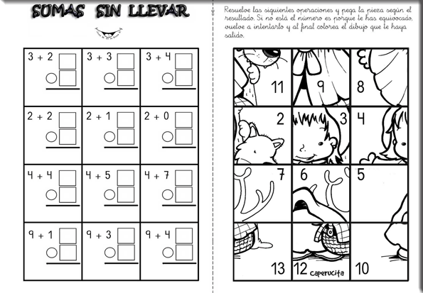 01-sumas-2-sumandos-de-1-digito-sin-llevar-003-horizontal - Actiludis