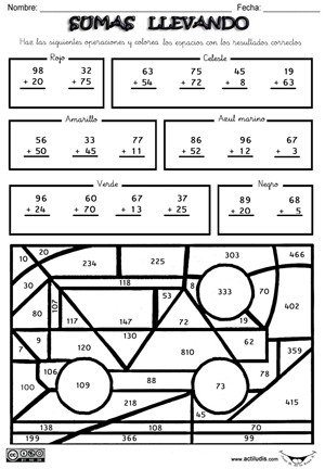 02 Sumas llevando 2 dígitos 004p - Actiludis