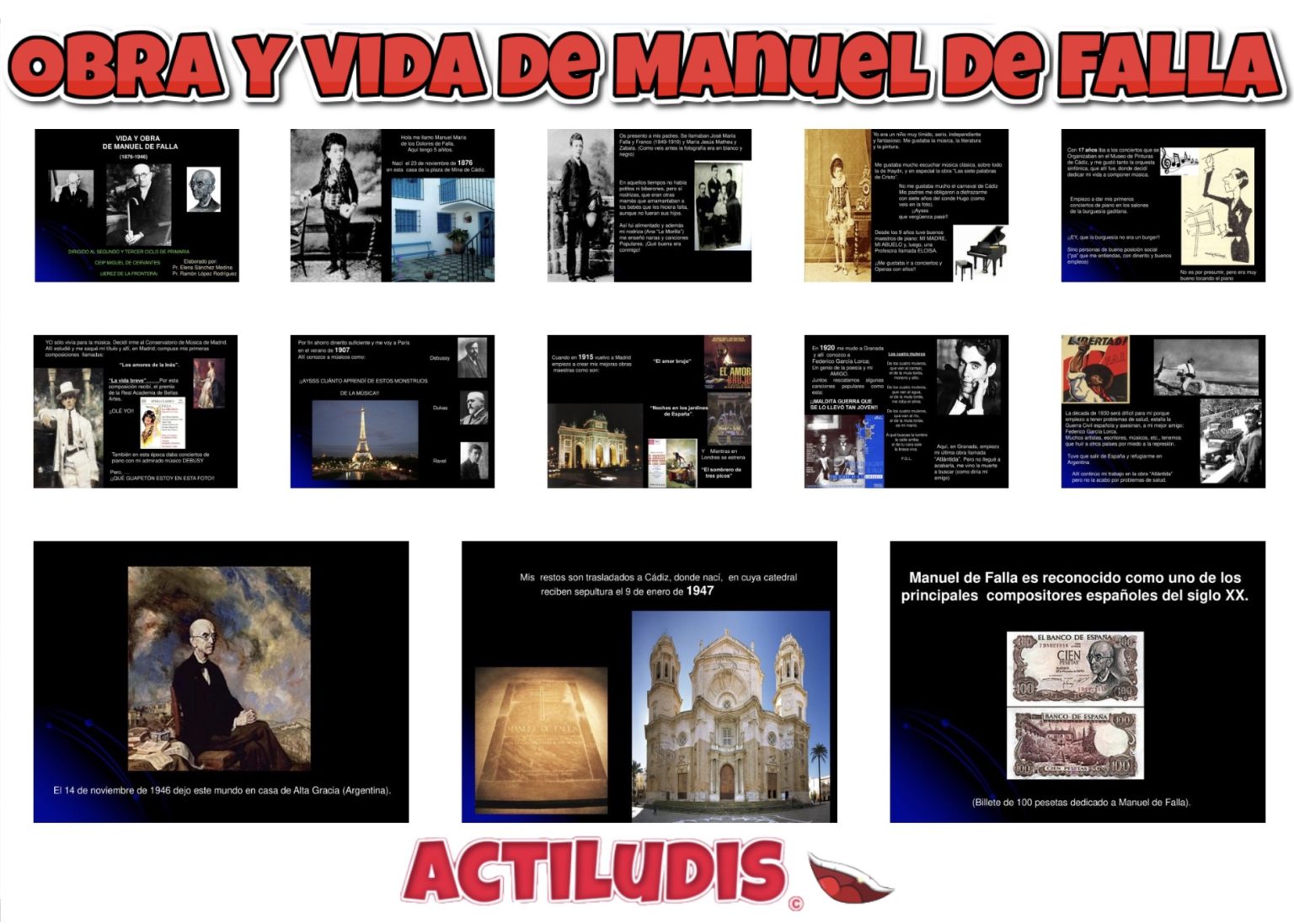 Obra y vida de Manuel de Falla - Actiludis