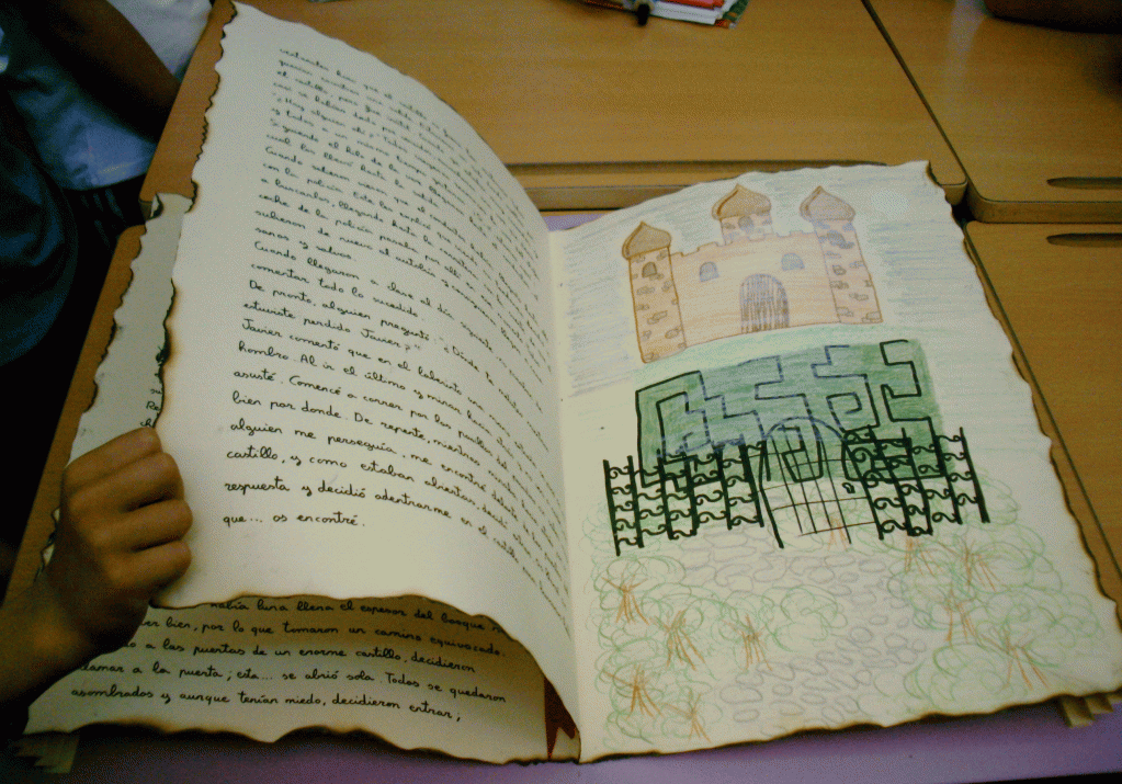 Construcción de un libro gigante con cartulina - Actiludis