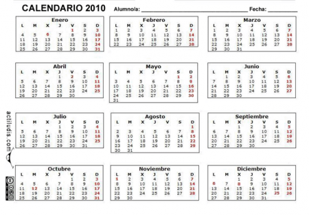 calendario - Actiludis