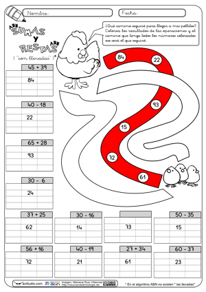 Sumas y restas 05 sol - Actiludis