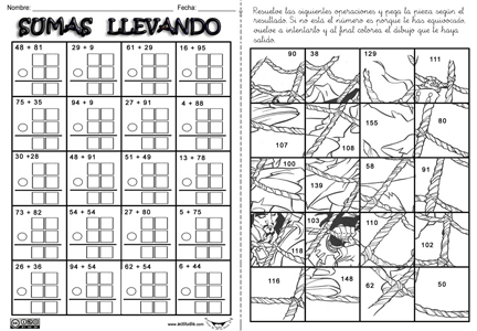 01 sumas 2 sumandos y 2 dígitos 003 - Actiludis