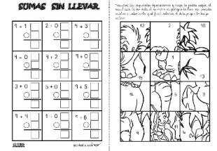 Recopilatorio sumas de 1 dígito - Actiludis