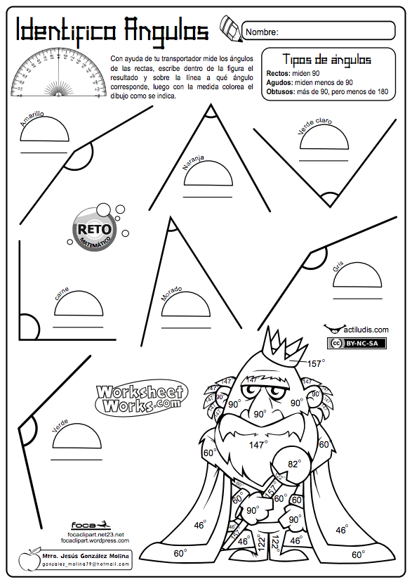 Identificar ángulos I - Actiludis