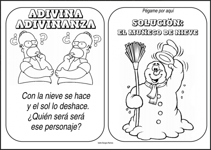 Trabajamos las adivinanzas con temática navideña - Actiludis