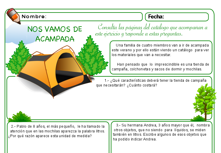 Nos vamos de acampada - Actiludis