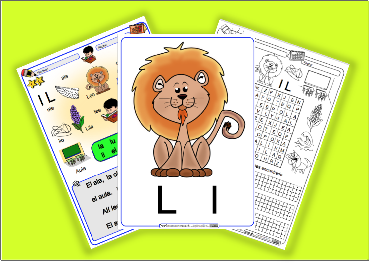 Letra L (Letra Imprenta) - Actiludis