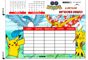 CALENDARIO SOBREMESA POKEMON GO - Actiludis