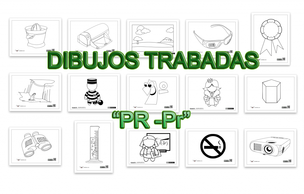 Dibujos Trabadas "Pr" - Actiludis