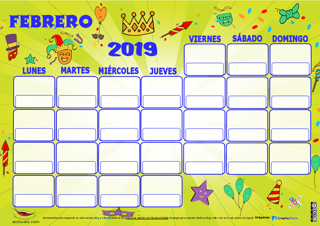 febrero SIN PALILLOS MUDO - Actiludis