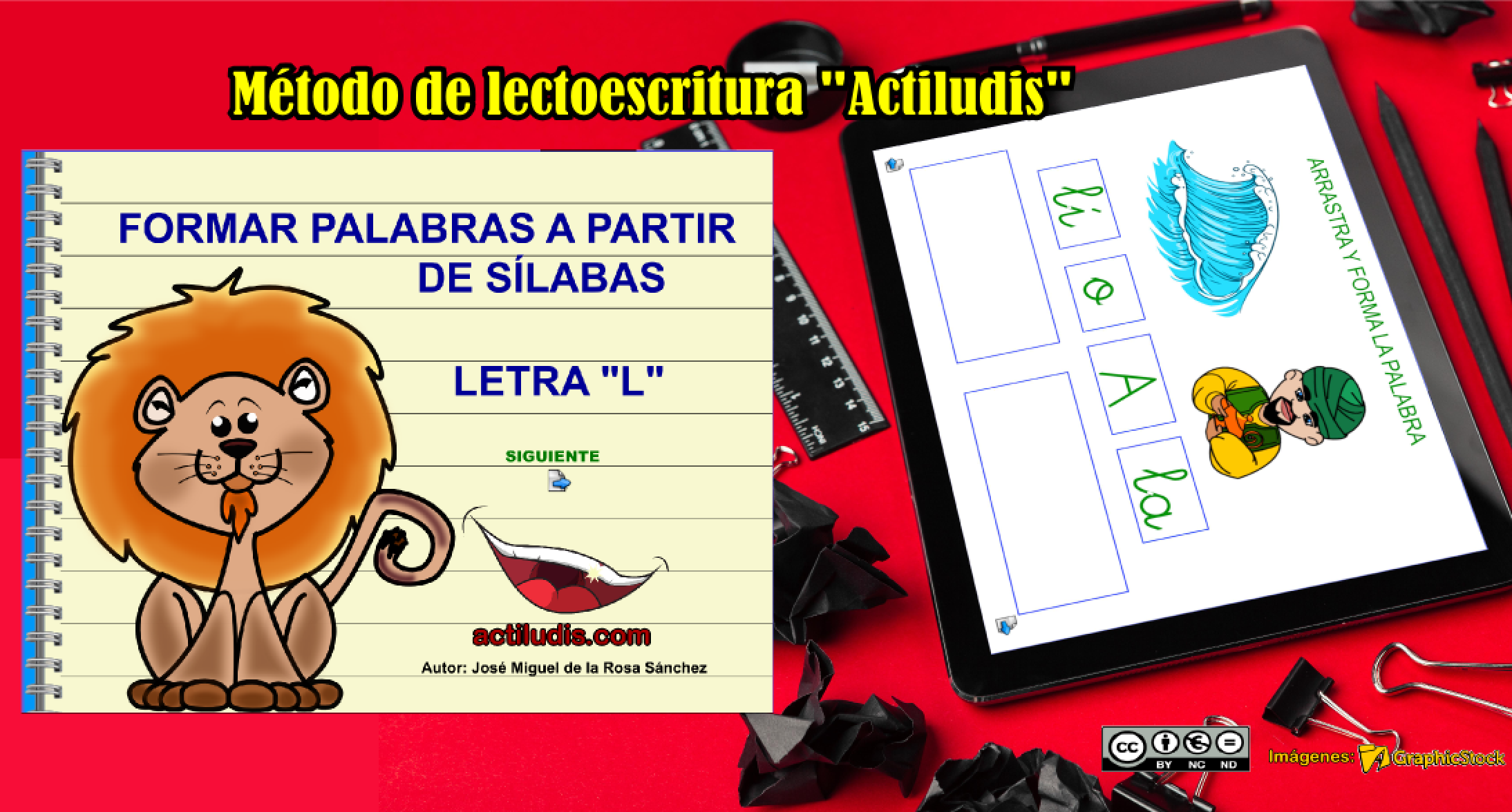 Ordenar Sílabas para formar palabras con la "L" en la PDI - Actiludis