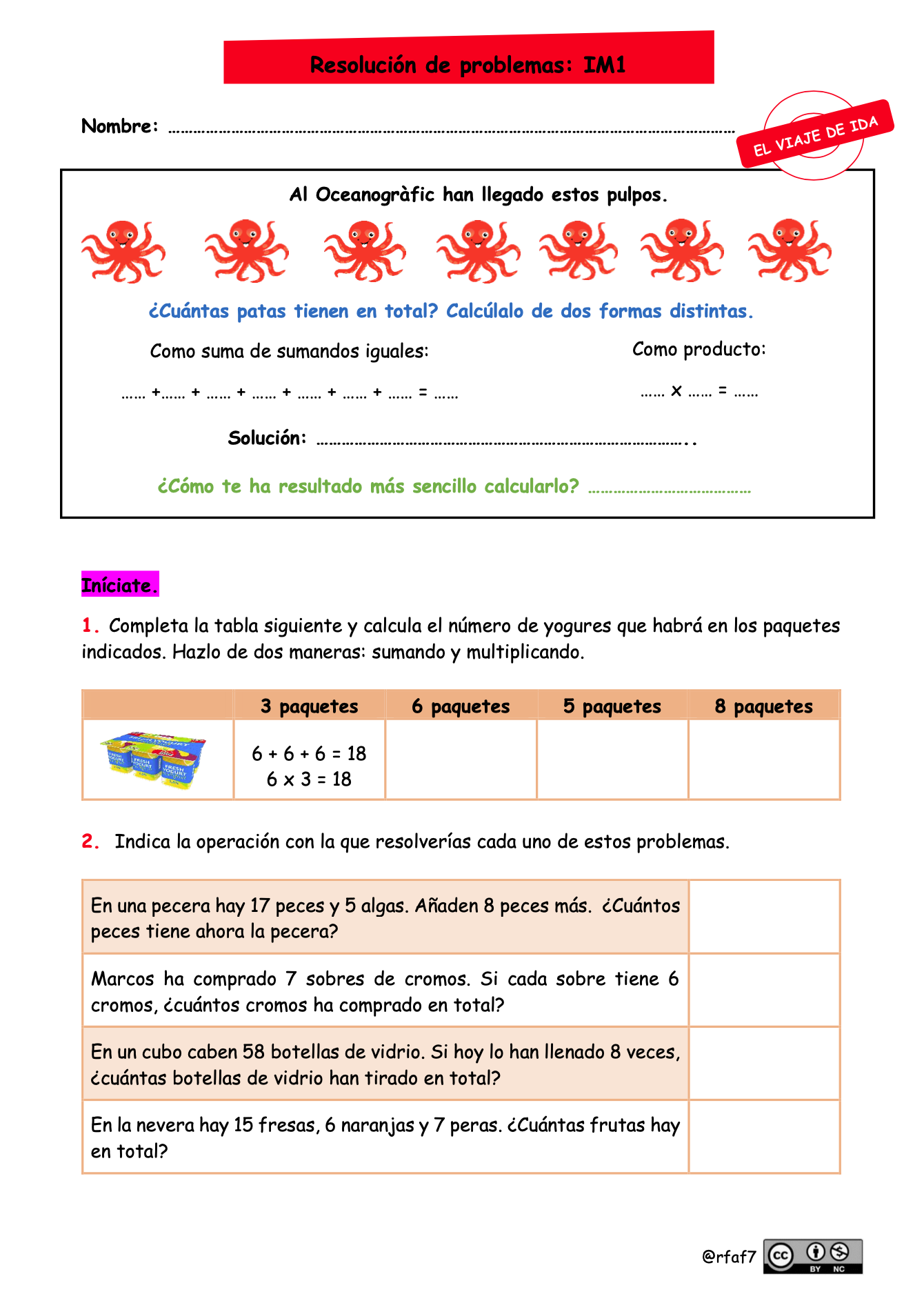Problemas de Isomorfismos de Medidas: IM1-IM2-IM3 - Actiludis