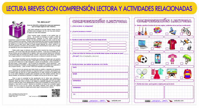 Lecturas con textos absurdos: "El regalo" - Actiludis