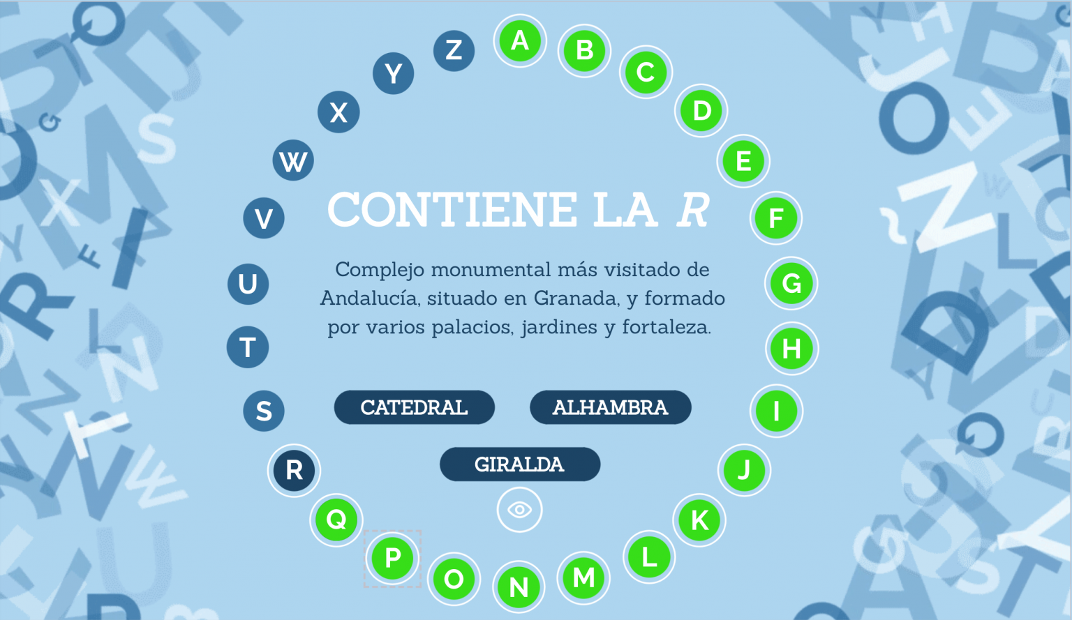 Juego de Pasapalabra de Andalucía - Actiludis