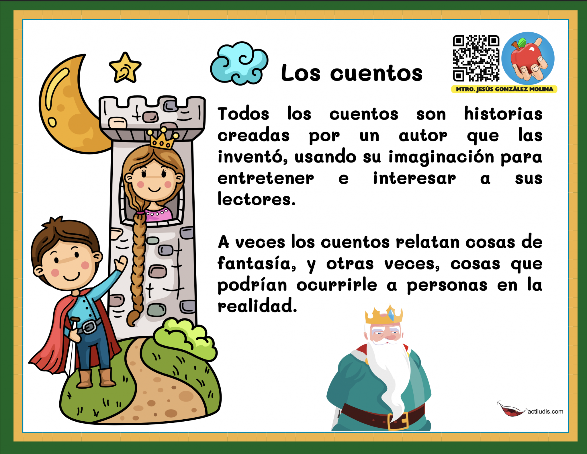 Las partes y elementos de los cuentos - Actiludis