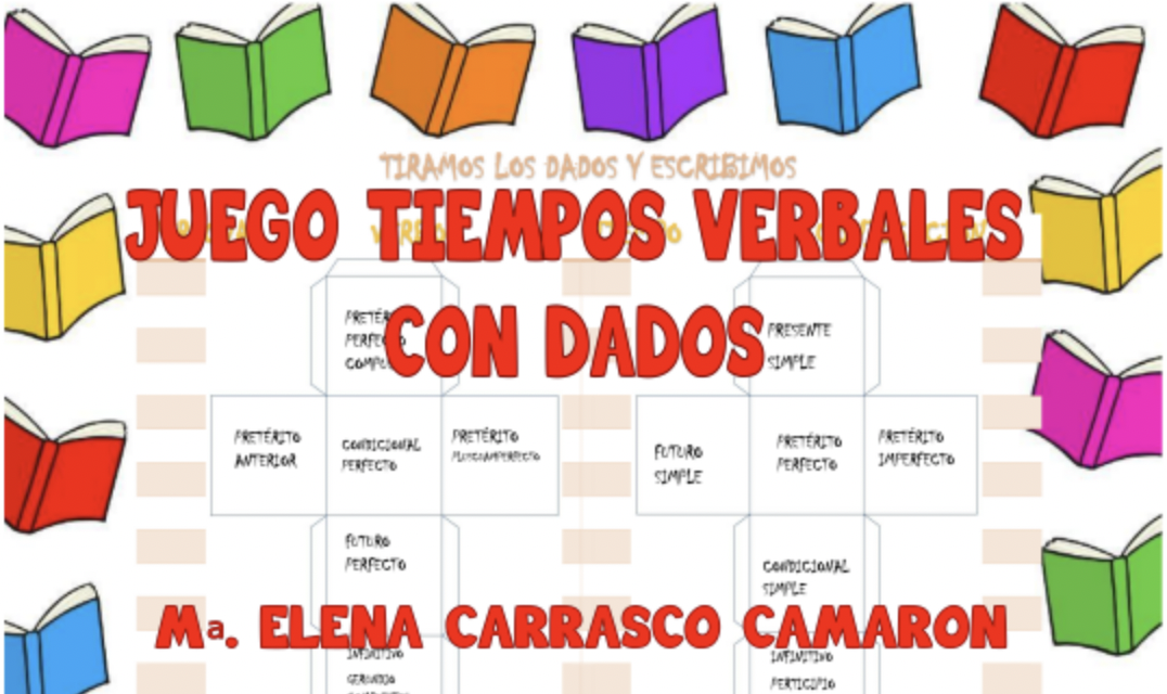 Juego de dados para aprender los tiempos verbales en Educación Primaria ...