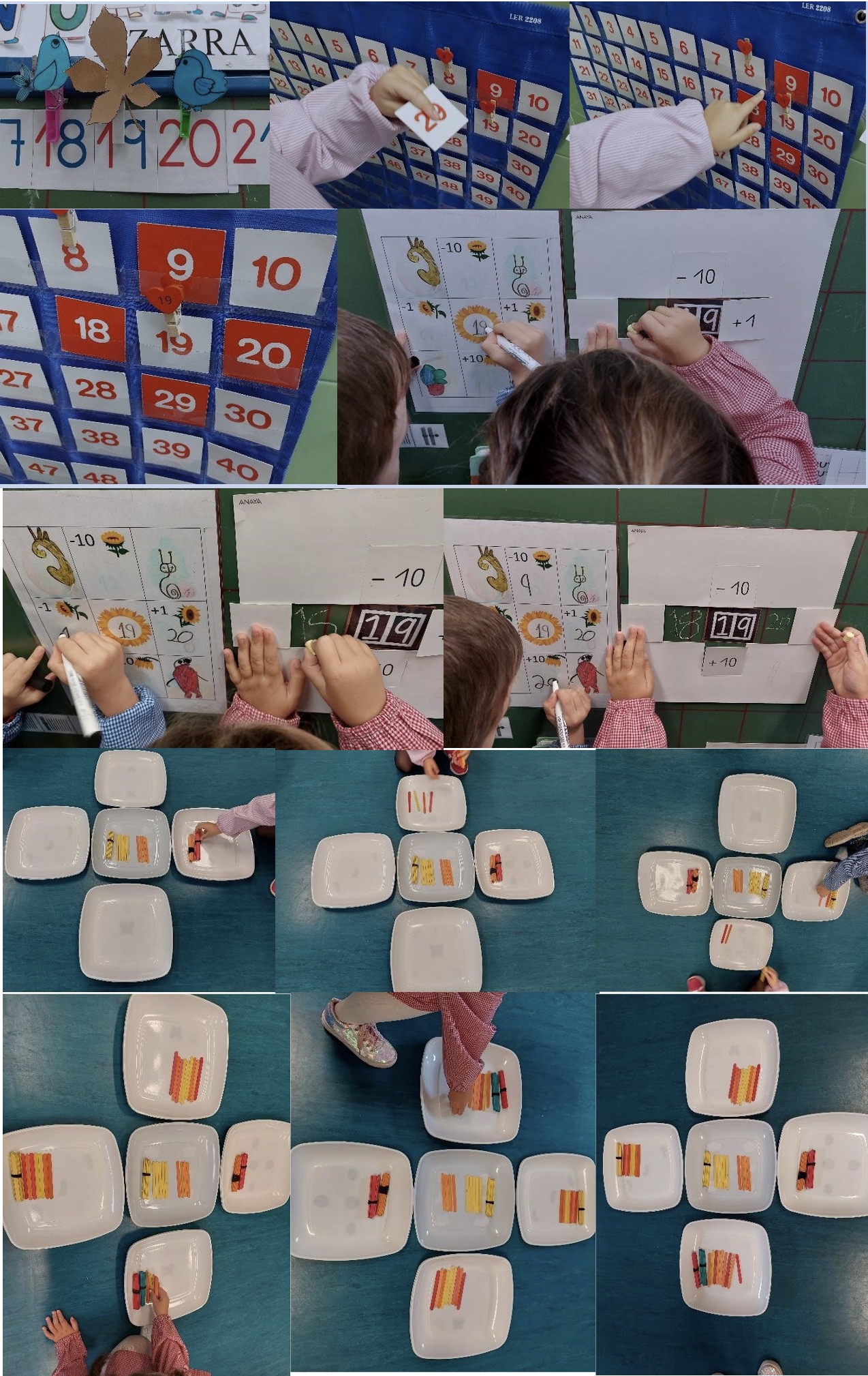 Rutinas diárias en Infantil con nuestro calendario matemático de 1º de ...