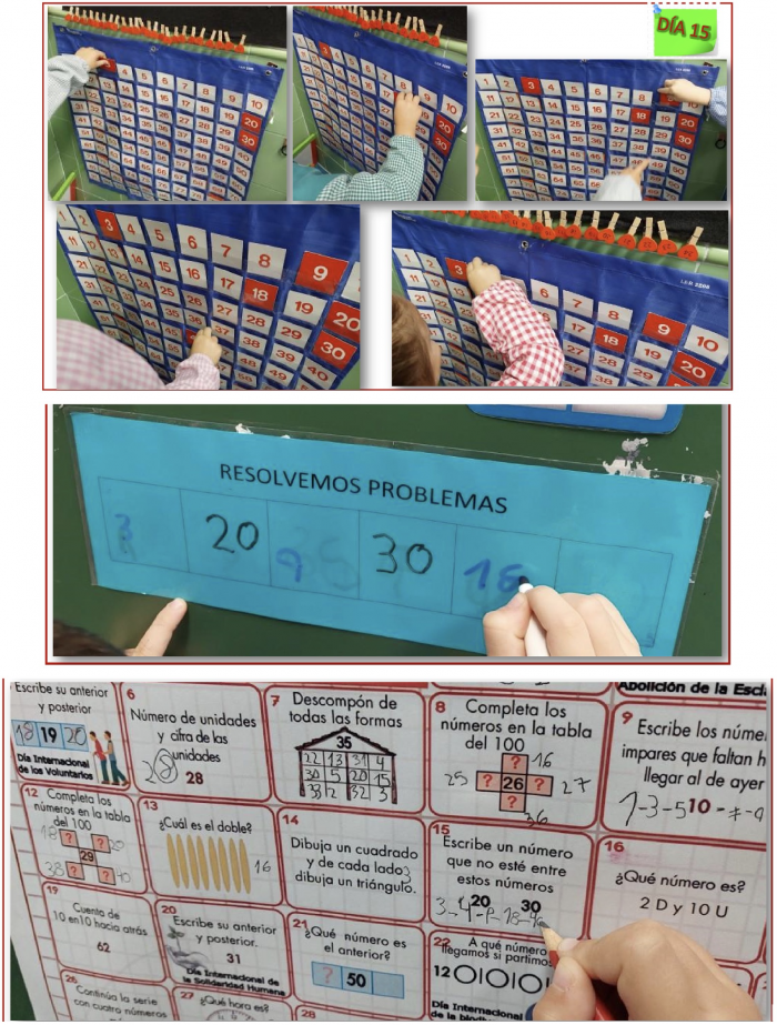 Rutinas diárias en Infantil con nuestro calendario matemático de 1º de ...