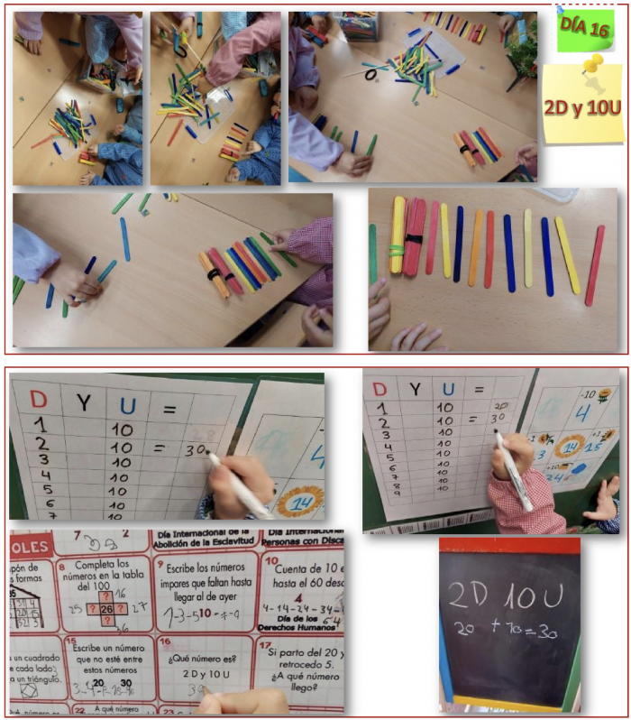 Rutinas diárias en Infantil con nuestro calendario matemático de 1º de ...