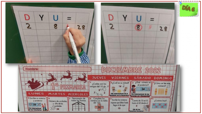 Rutinas diárias en Infantil con nuestro calendario matemático de 1º de ...