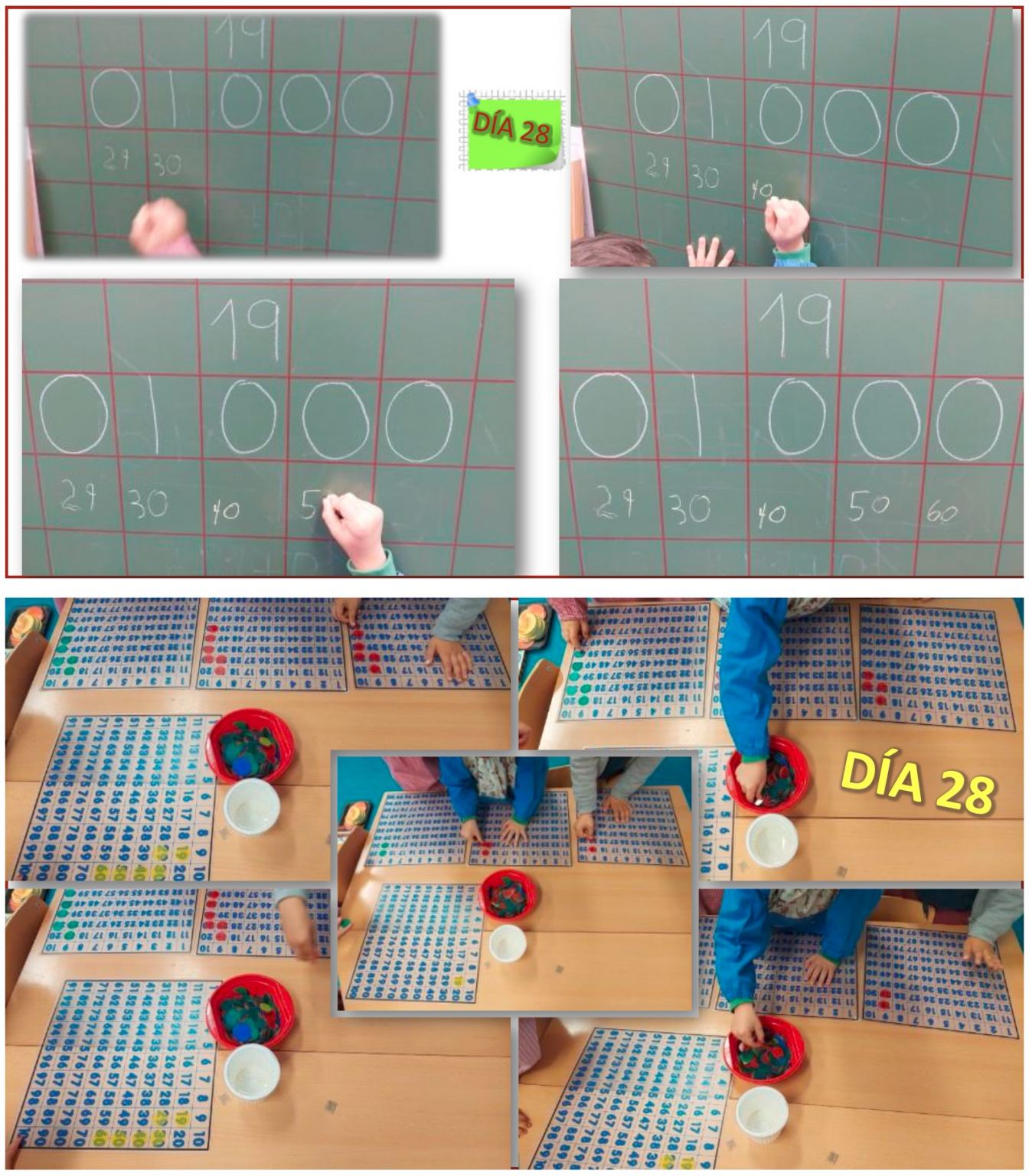 Rutinas diárias en Infantil con nuestro calendario matemático de 1º de ...
