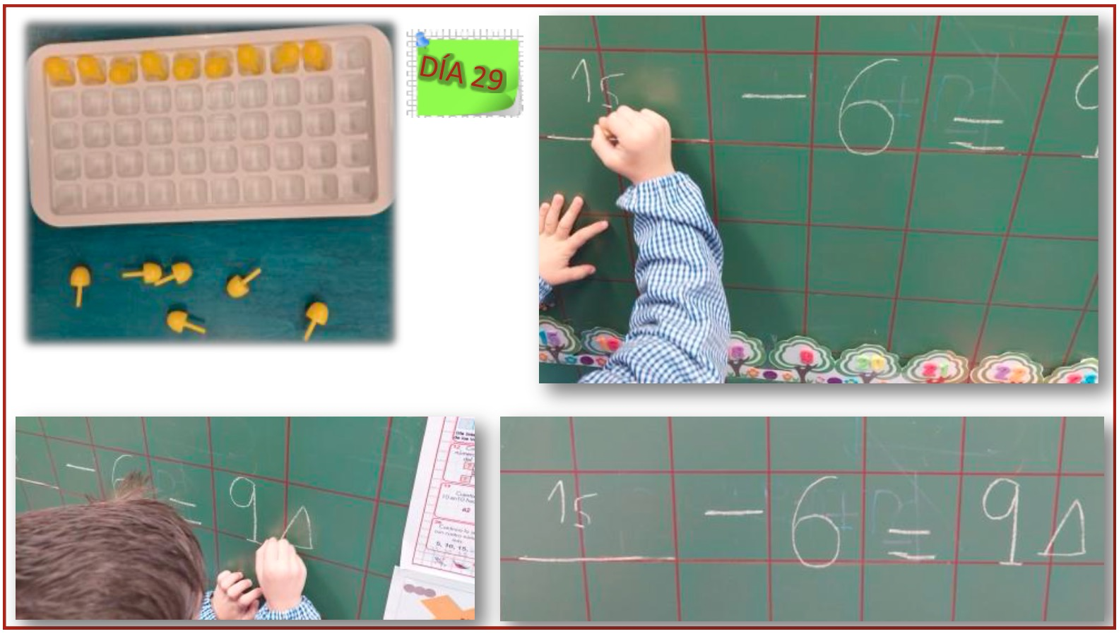 Rutinas diárias en Infantil con nuestro calendario matemático de 1º de ...