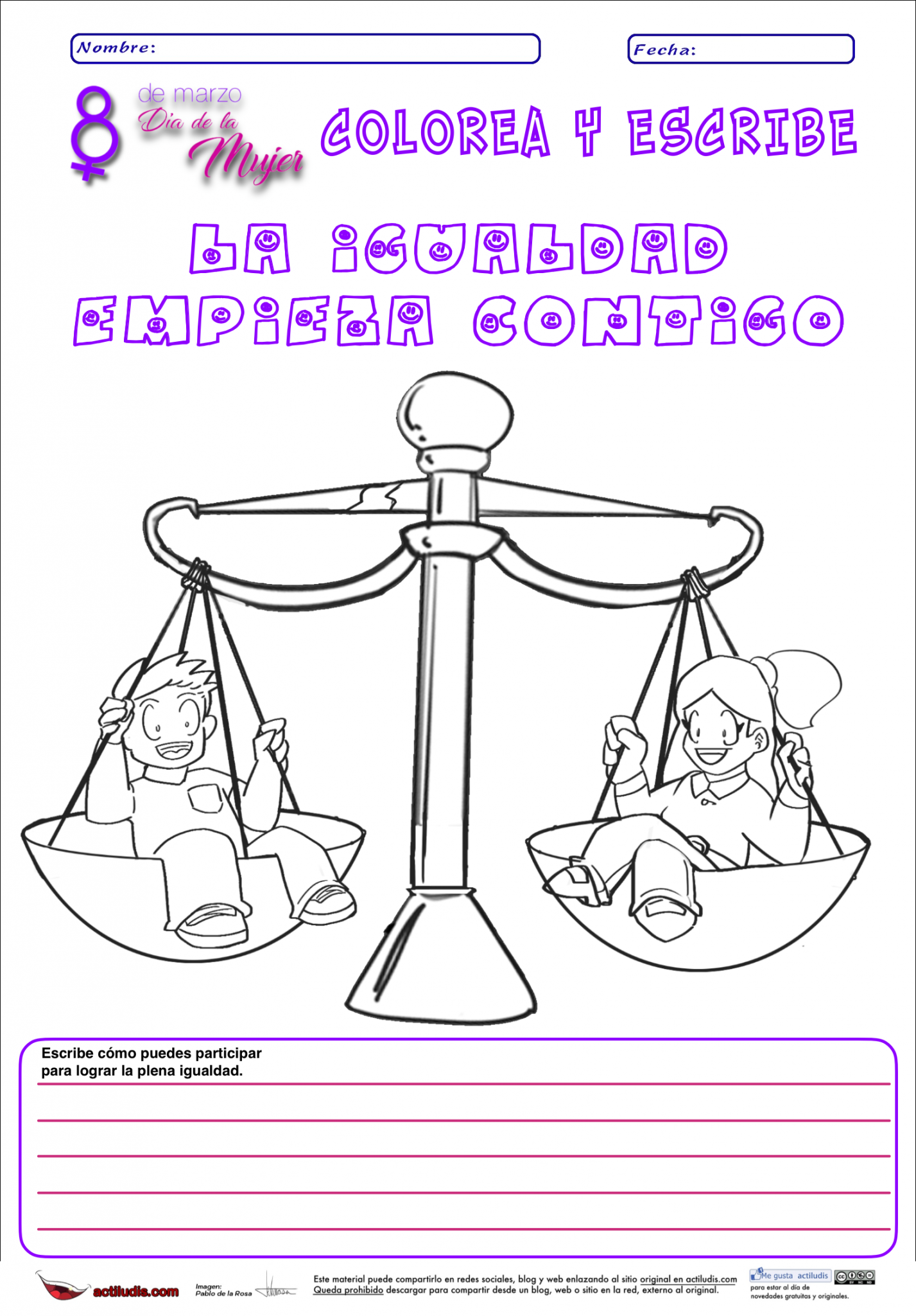 La igualdad empieza contigo - Actiludis