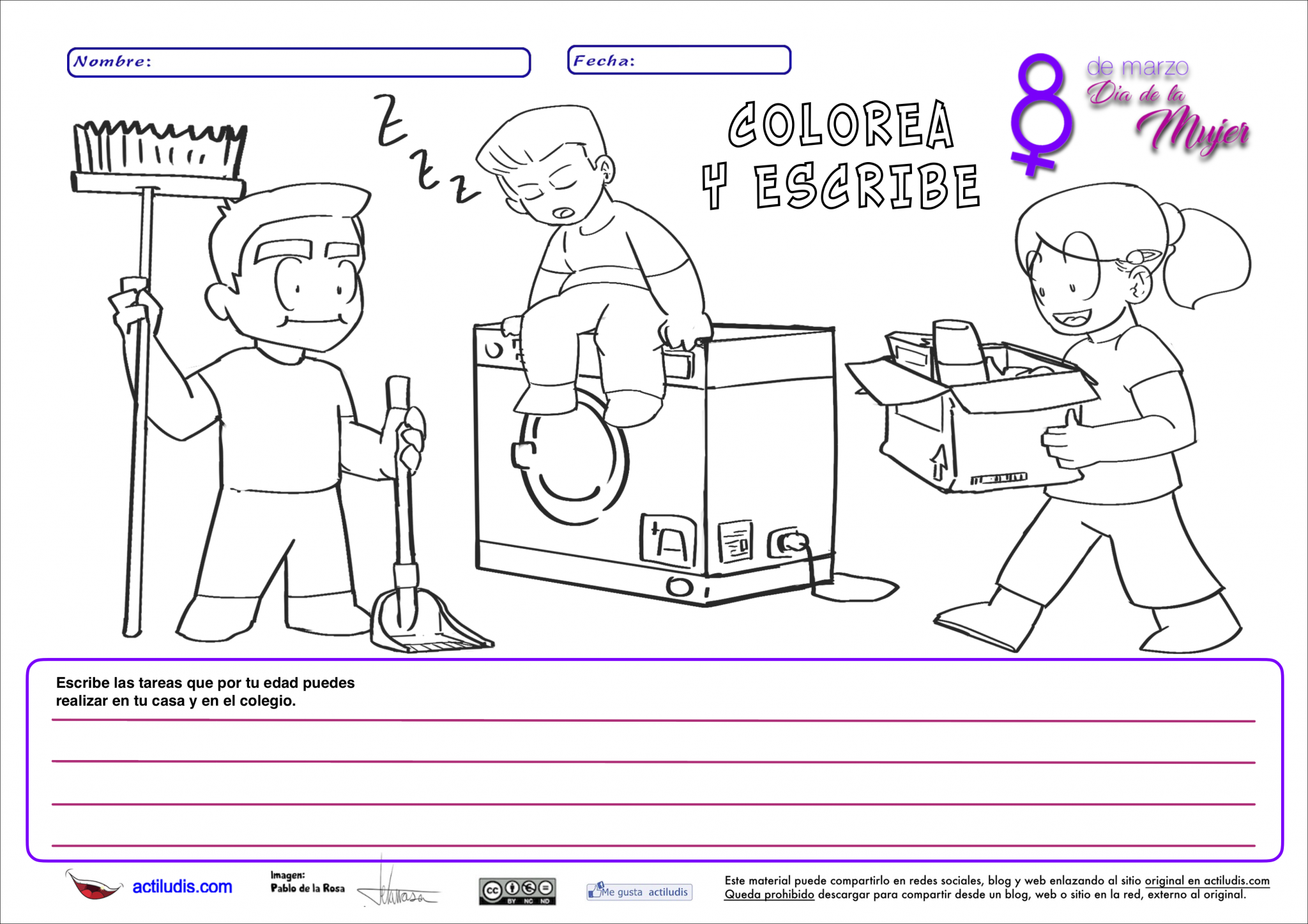 Las tareas compartidas - Actiludis