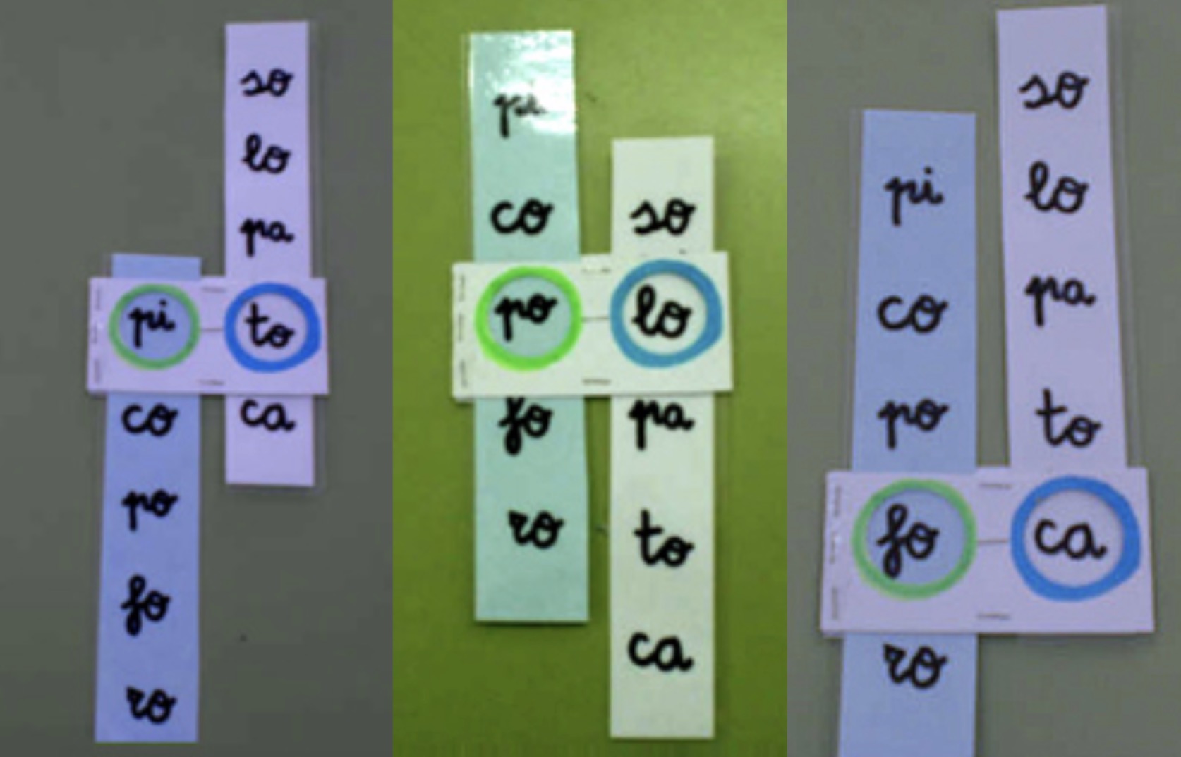 Tiras de letras - Actiludis