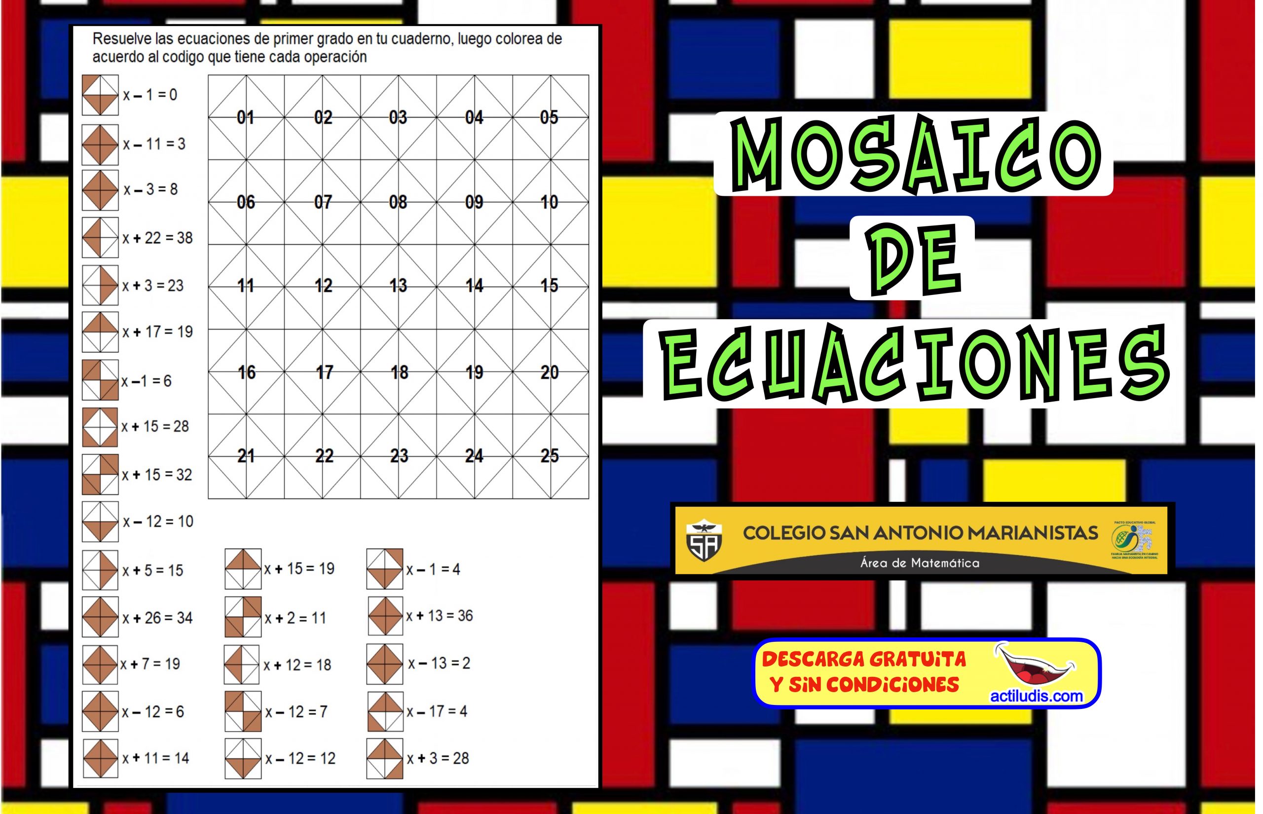 Vocabulario De Ecuaciones