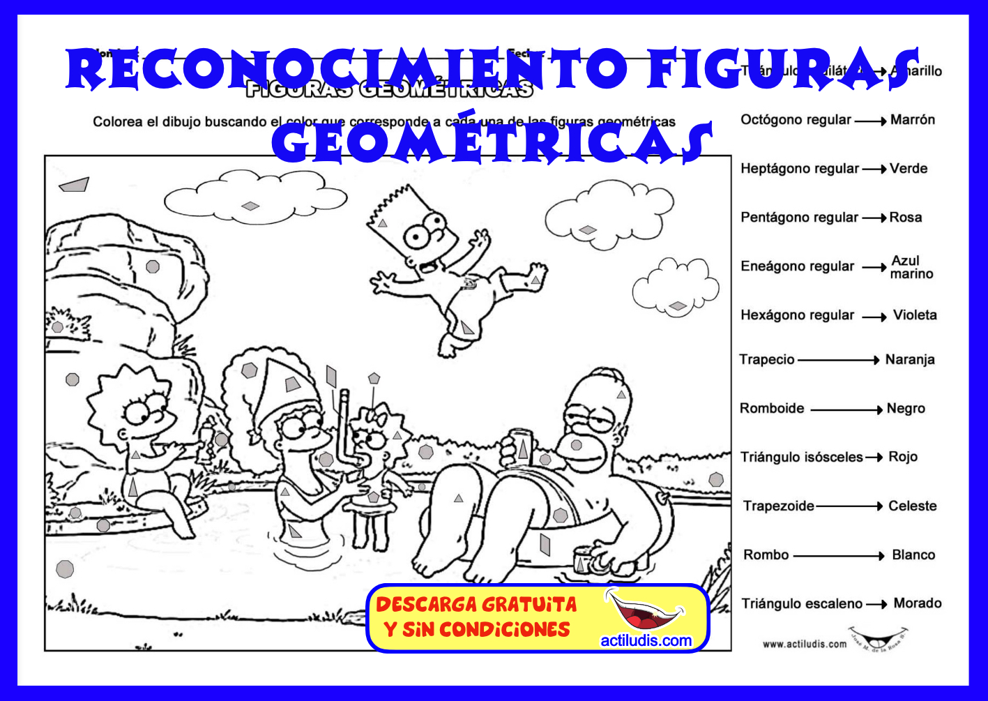 Reconocimiento de formas geométricas - Actiludis