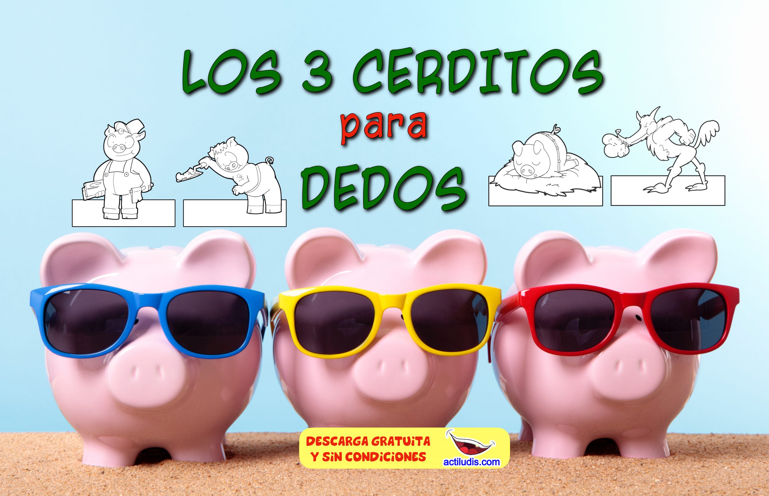 Plantillas Para Imprimir De Los Tres Cerditos