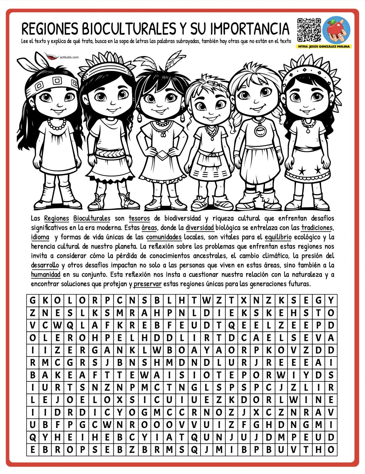 Reflexión sobre las Regiones Bioculturales - Actiludis