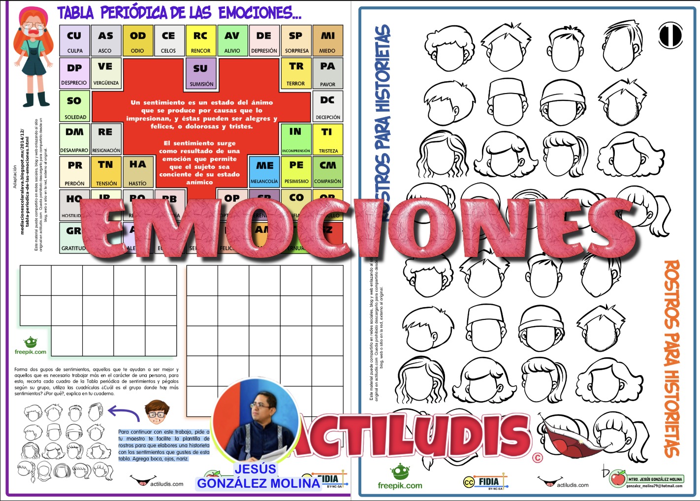 Fichas De Sentimientos Y Emociones