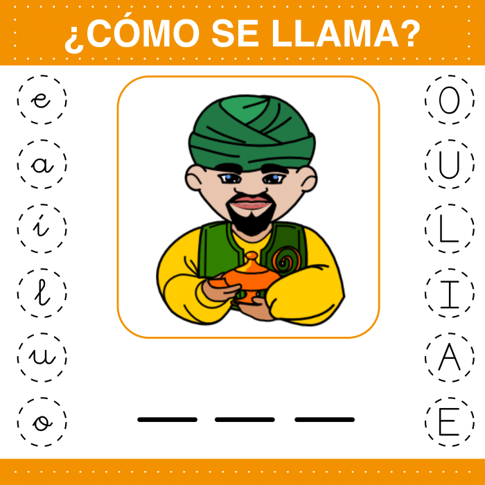 Formar palabras con la letra L - Actiludis