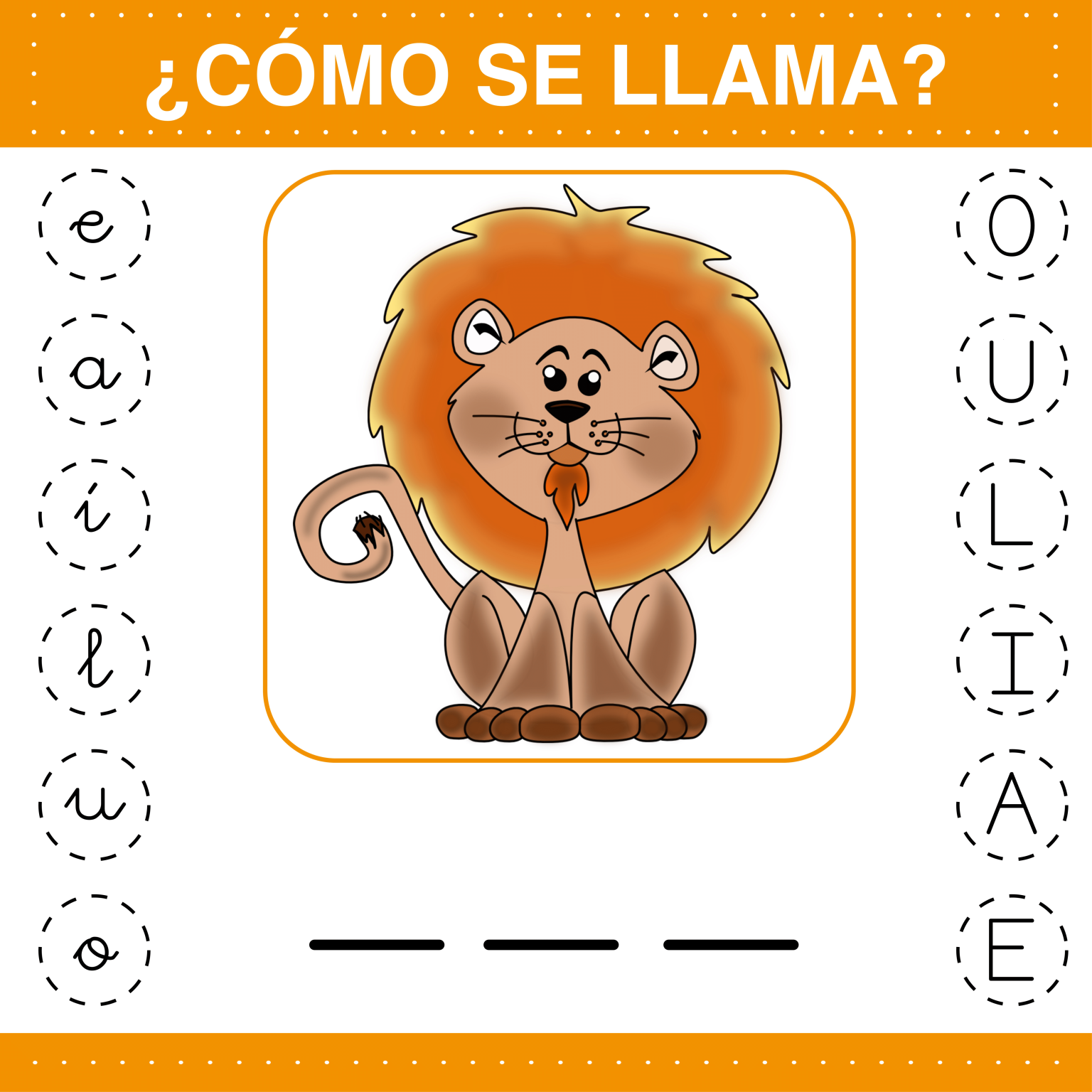 Formar palabras con la letra L - Actiludis