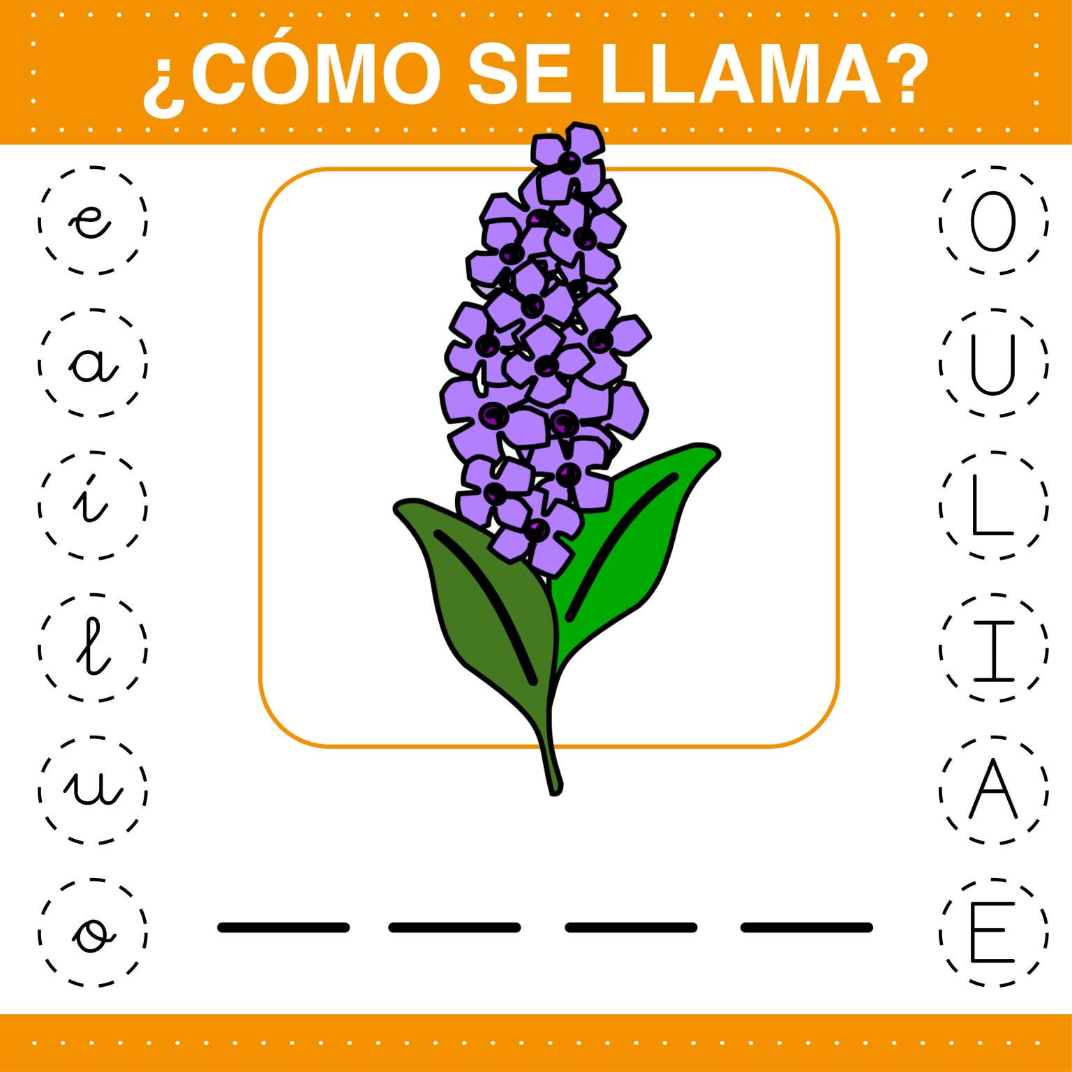 Formar palabras con la letra L - Actiludis