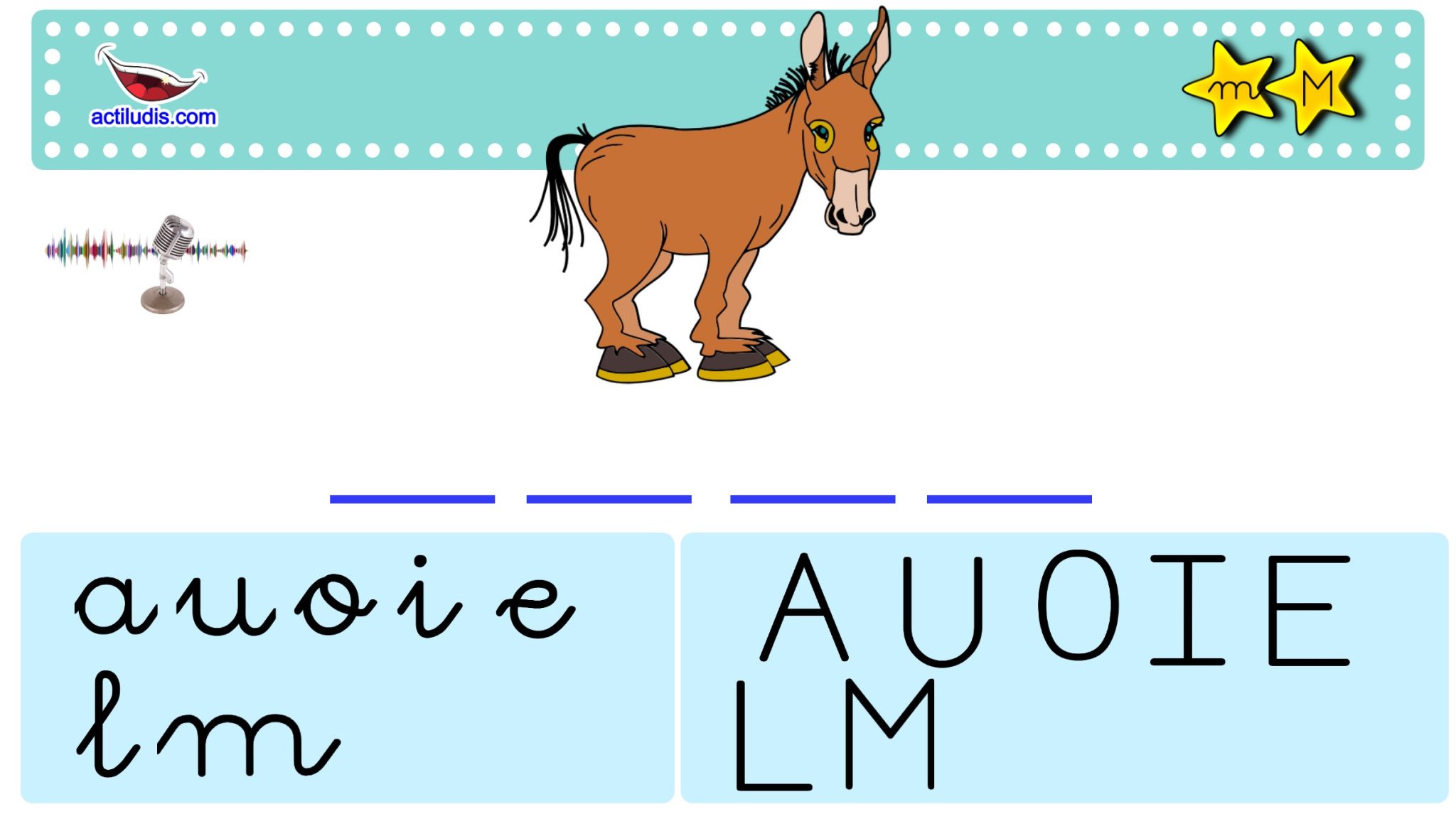 Genially letra "M" - Actiludis