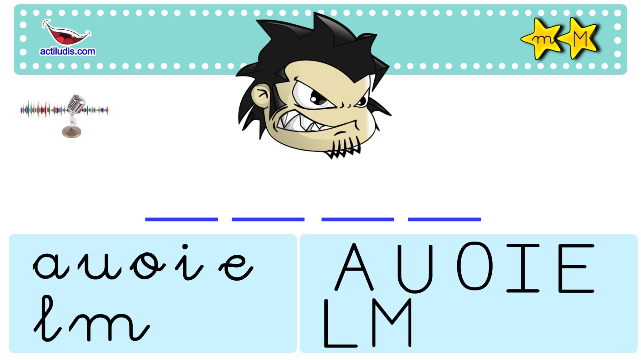 Genially letra "M" - Actiludis