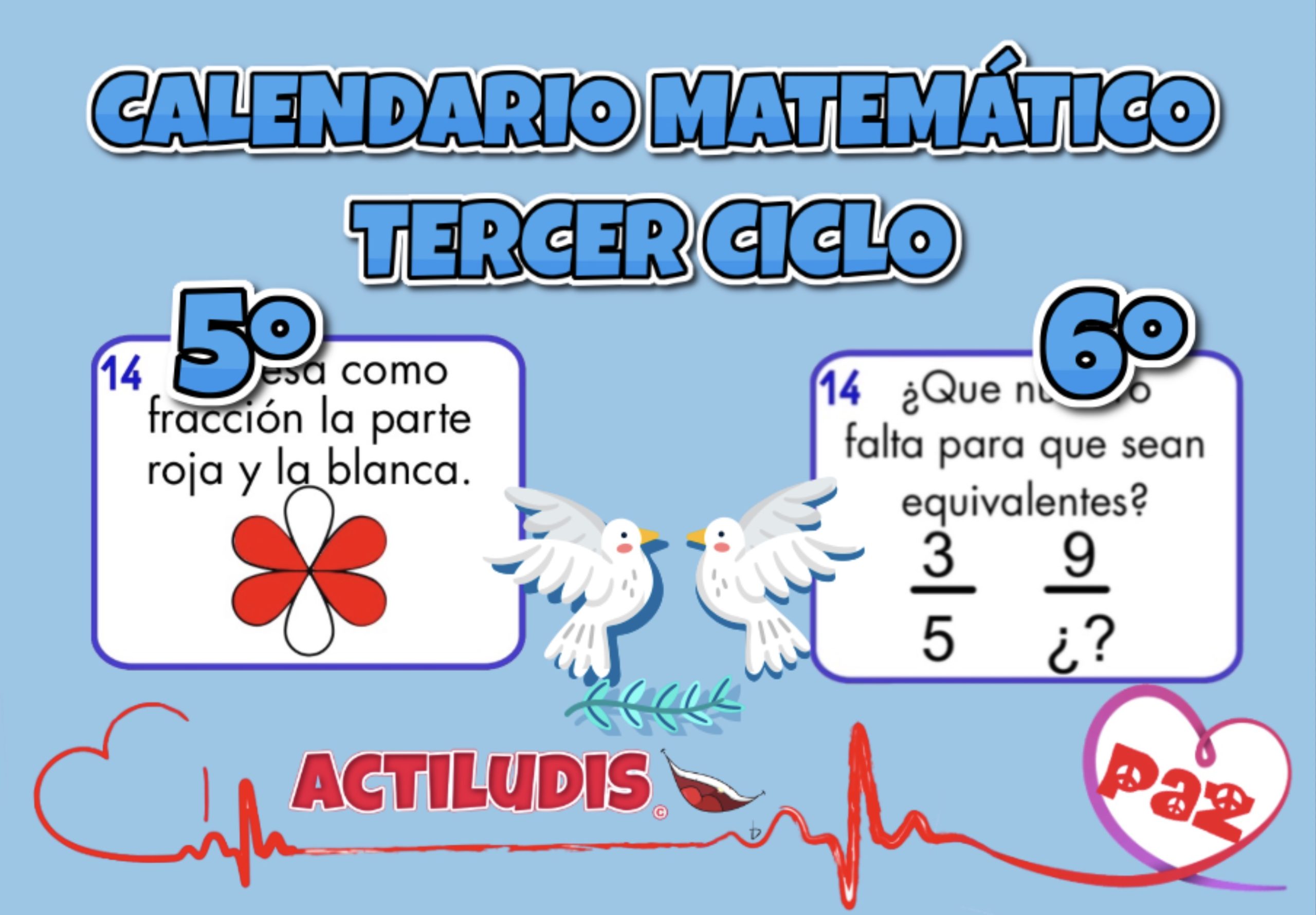 Calendario matemático para el TERCER CICLO de Primaria. ENERO 2024 ...