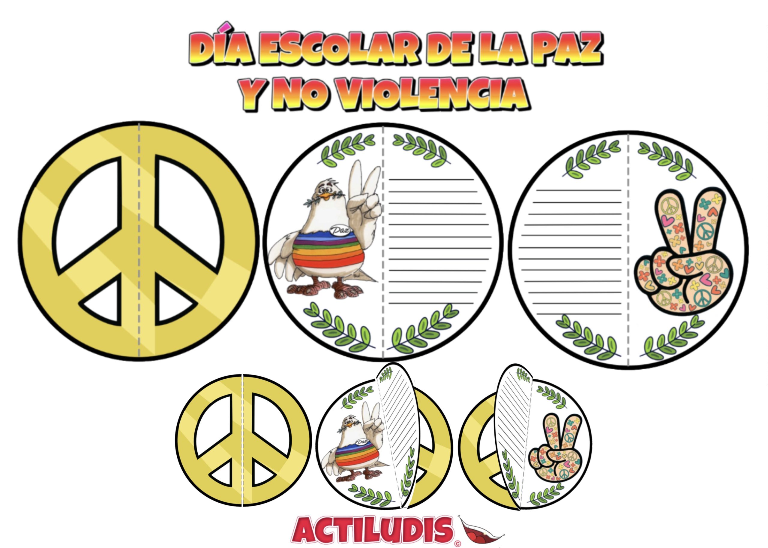 Expresate con el símbolo de la Paz - Actiludis