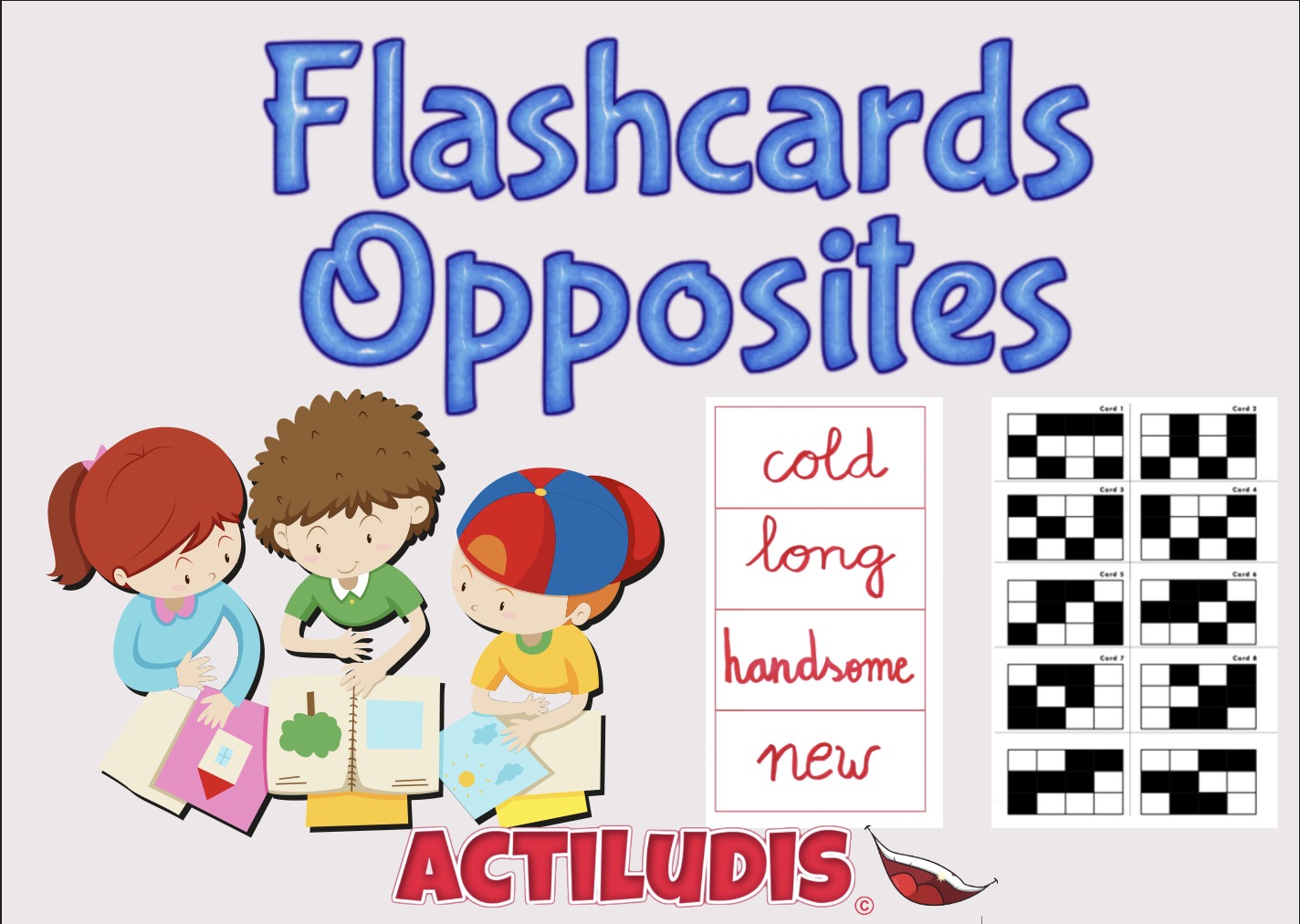 Flashcards-Opposites - Actiludis