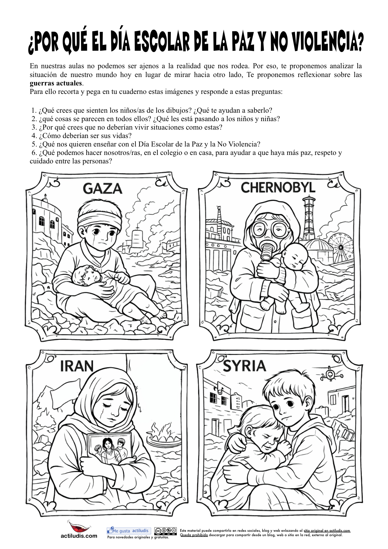 ¿POR QUÉ EL DÍA ESCOLAR DE LA PAZ Y NO VIOLENCIA? - Actiludis